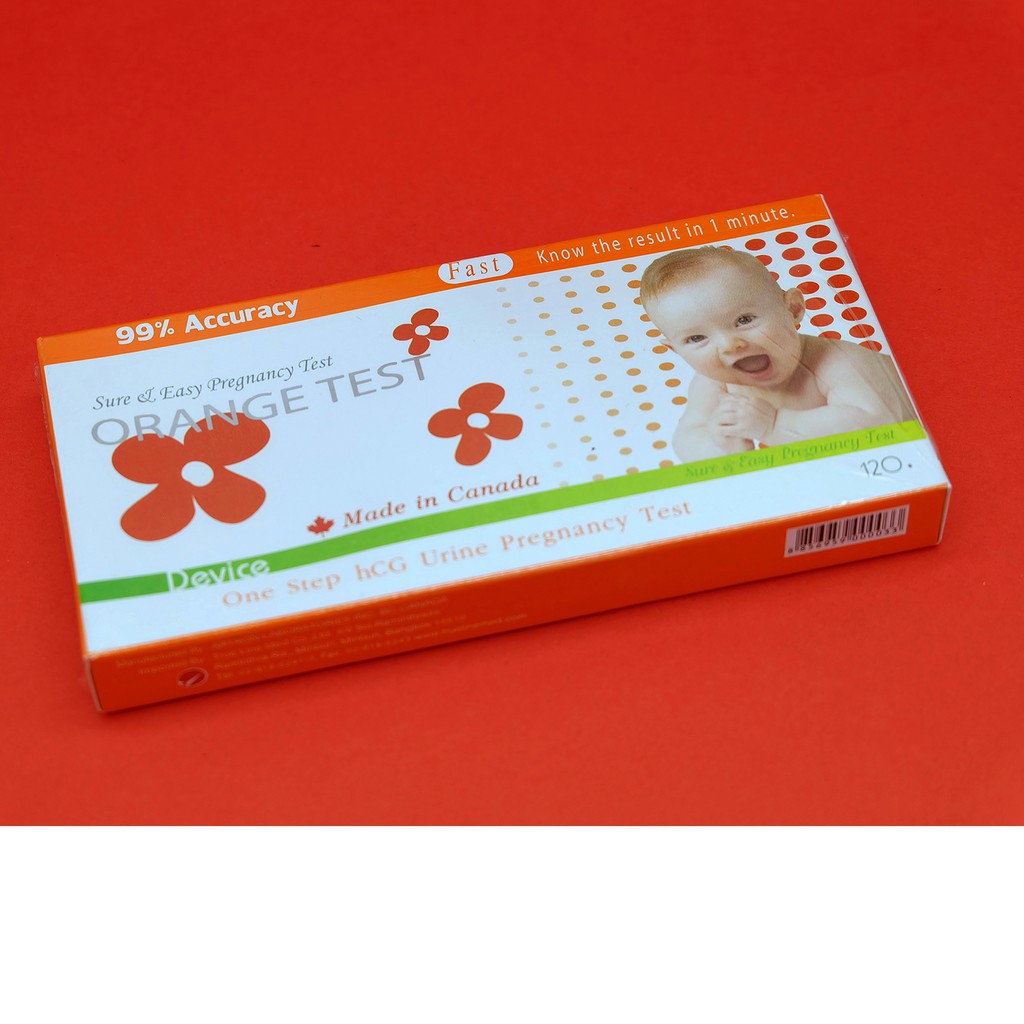 ตรวจครรภ์แบบหยด Orange Test ชุดทดสอบการตั้งครรภ์แบบจุ่ม Pregnancy Test ...