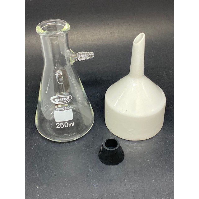 ชุดกรอง Buchner Funnel Suction Flask แหวนยางรองกรวย พร้อมใช้งาน ...