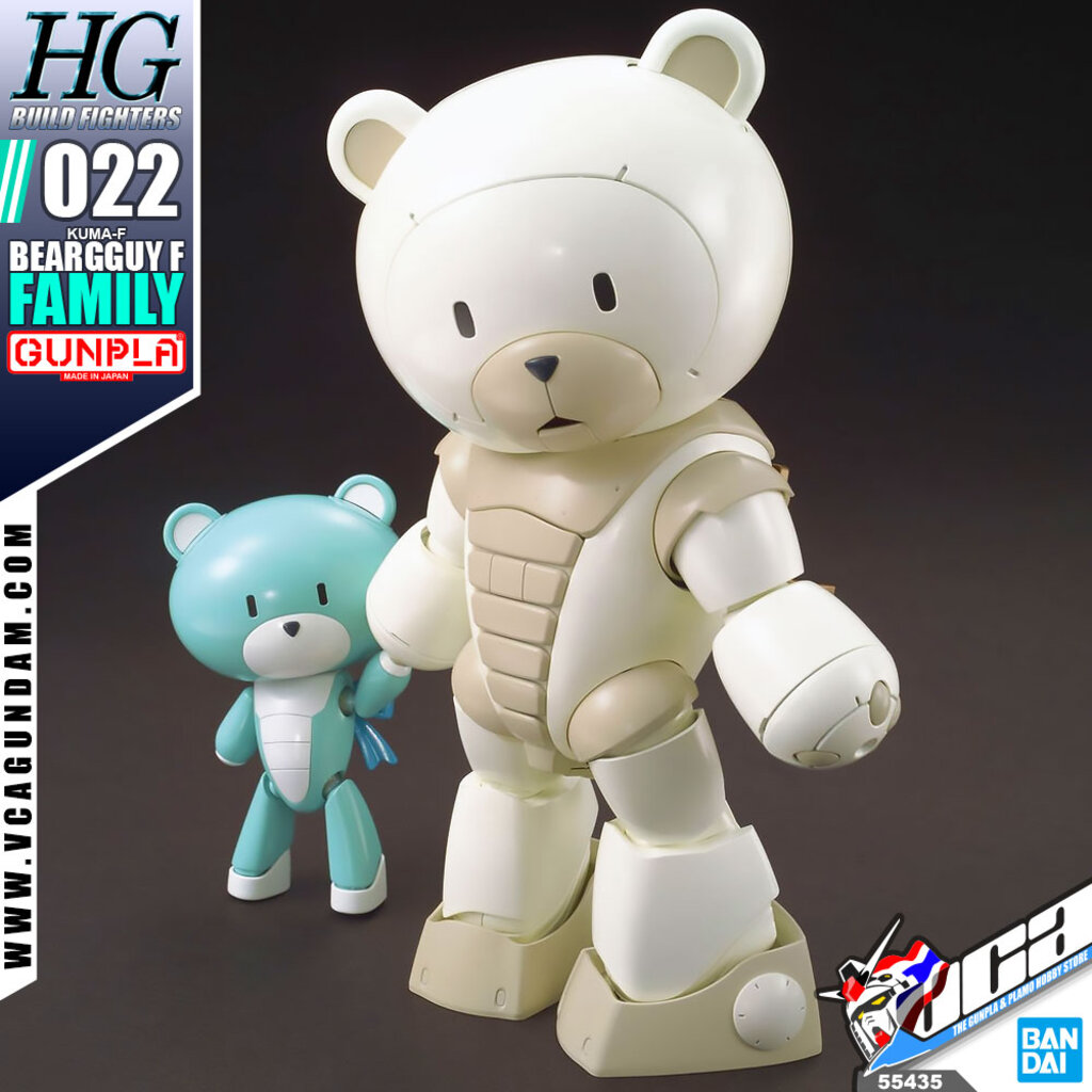 BANDAI GUNPLA HIGH GRADE HG 1/144 BEARGGUY F FAMILY โมเดล กันดั้ม กันพล ...