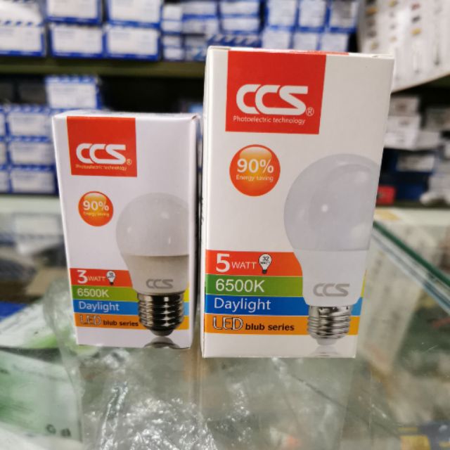 หลอดไฟ หลอดไฟแอลอีดี LED CCS E27 3W และ 5W | Shopee Thailand