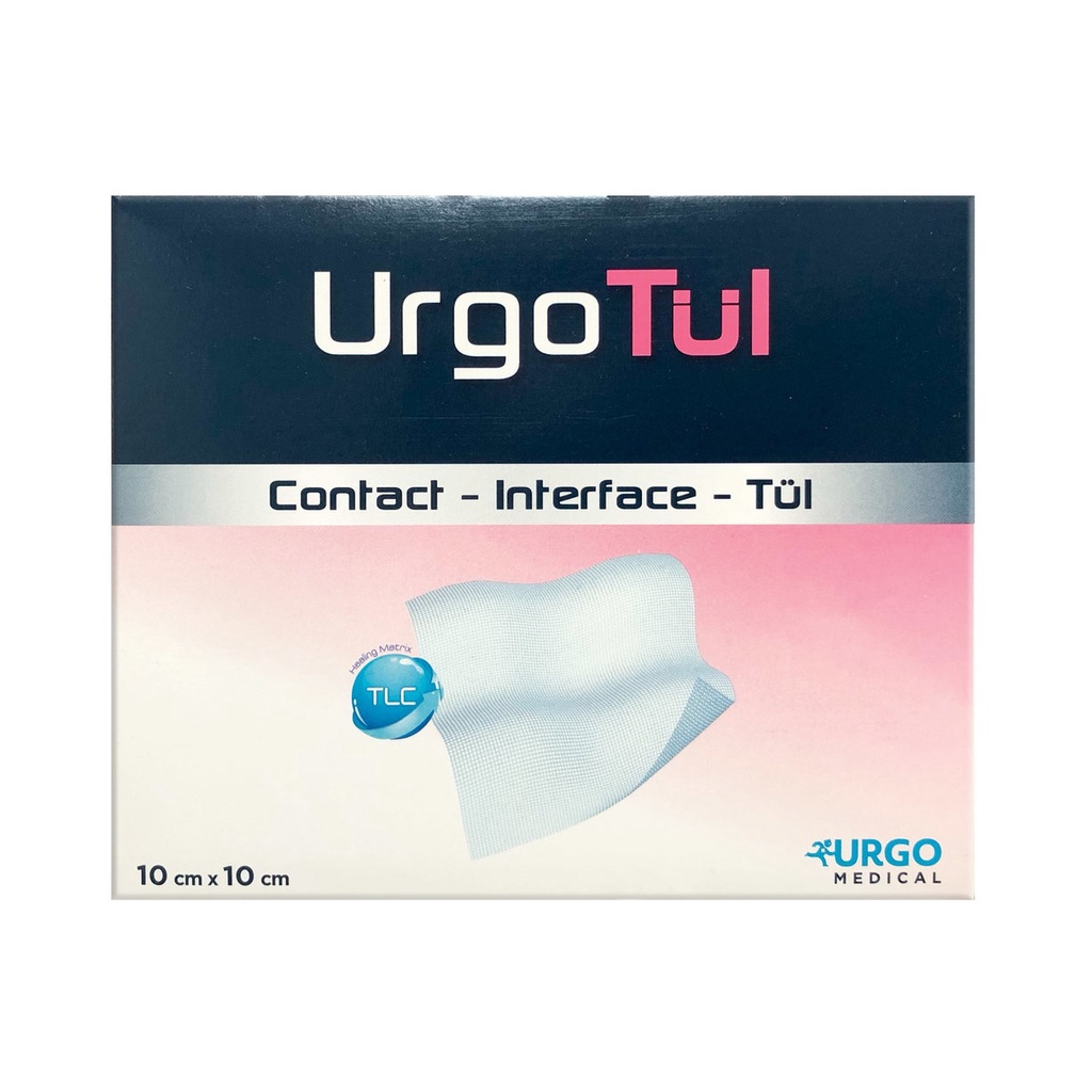 UrgoTul Flex แผ่นตาข่าย ปิดแผล ชนิดโปร่ง ขนาด 10 x 10 cm จำนวน 1 กล่อง บรรจุ 10 แผ่น 15114 ...