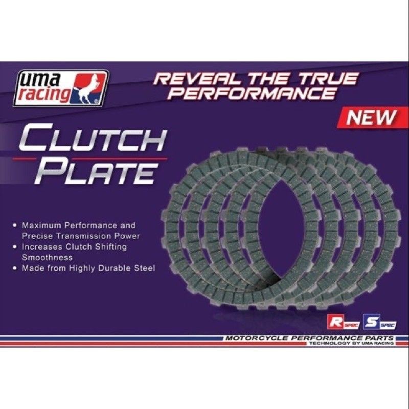 Uma RACING CLUTCH DISC CLUTCH PLATE LC5S EX5 W125 LC135 Y15ZR RS150 Y125Z | Shopee Thailand