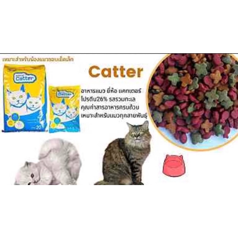 Catter Cat Food อาหารแมวแคทเตอร์ 1kg | Shopee Thailand