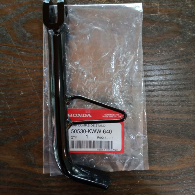 ขาตั้งข้างเดิม WAVE เวฟ แท้ศูนย์ สีดำ (50530-KWW-640) | Shopee Thailand