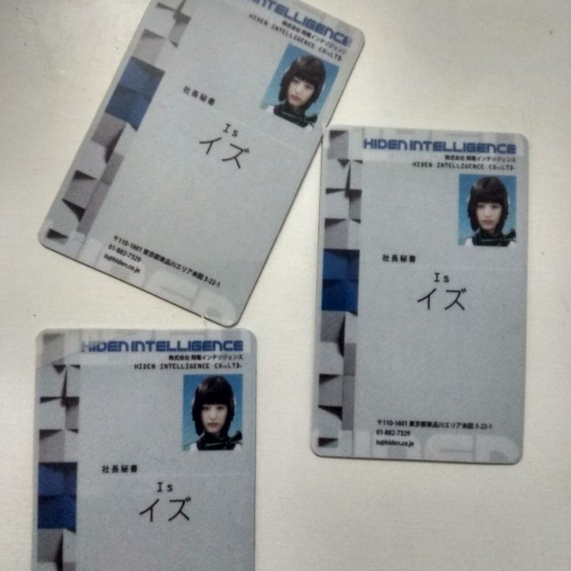 Izu Identification Card Izu Kamen Rider Zero One ID Card Toy | Shopee ...