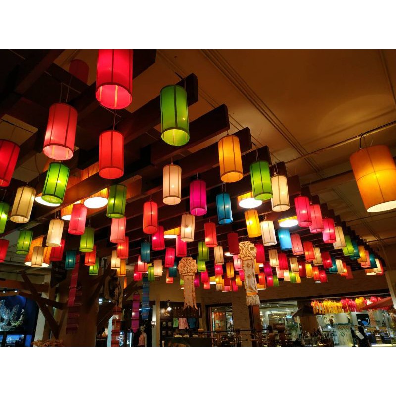 โคมแขวนต้นไม้ โคมกระบอก โคมล้านนา โคมยี่เป็ง โคมประดับ โคมลอยกระทง โคม ...