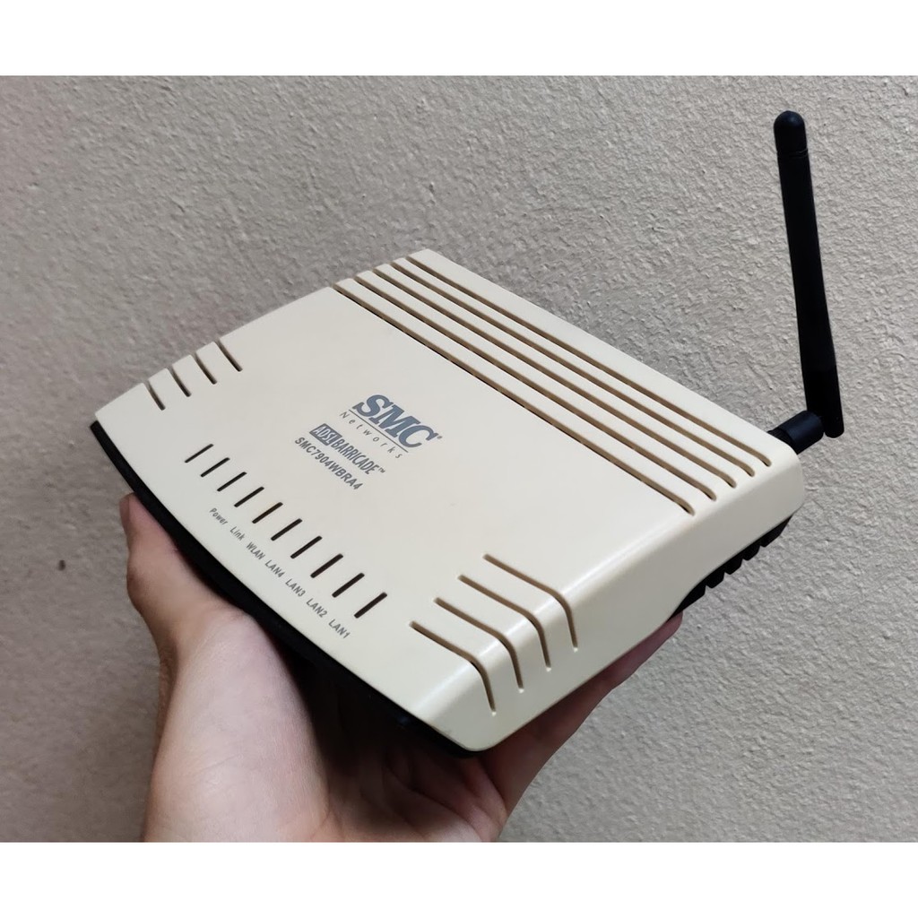 SMC Router รุ่น SMC 7904 WBRA4 พร้อมอุุปกรณ์ | Shopee Thailand