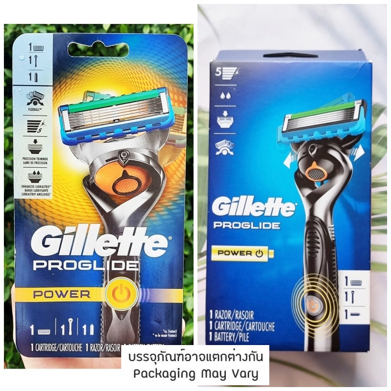 ชุดมีดโกน ยิลเลตต์ โปรไกลด์ พาวเวอร์ ProGlide Power Men's Razor Handle ...