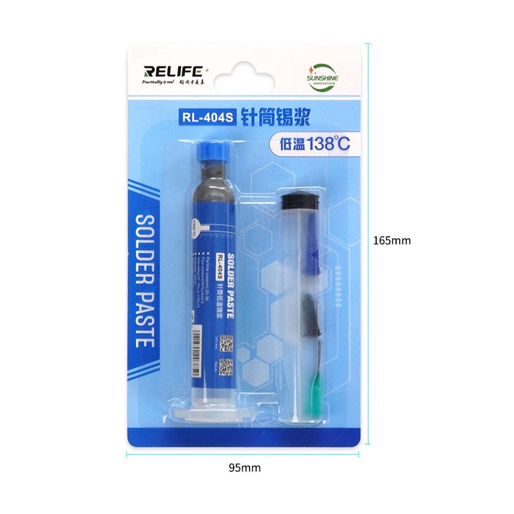 ตะกั่วเหลว Solder paste RELIFE รุ่น RL-403S จุดหลอมเหลว 183℃/ RL-404S ...