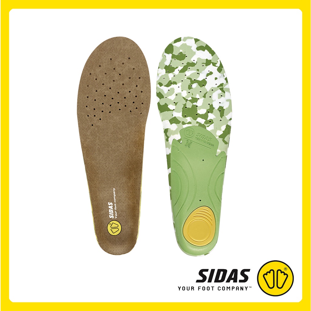 SIDAS 3D Outdoor Insoles แผ่นพื้นรองเท้าสำหรับเดินป่า-เดินเขา เดินสบาย-มั่นคง ระบายอากาศและ ...