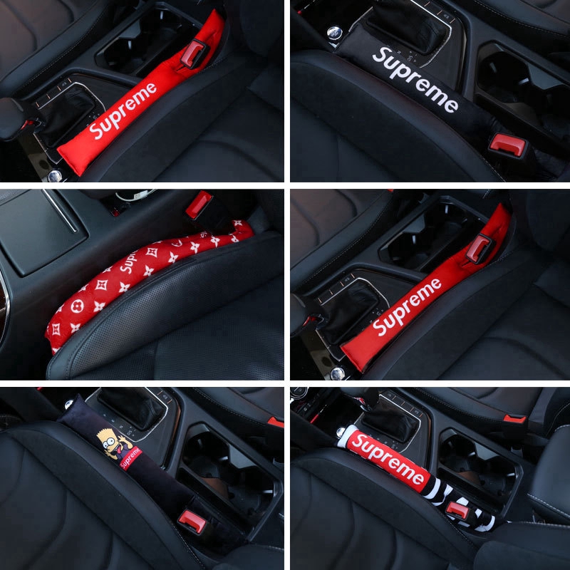 Supreme เบาะเสริมป้องกันของหล่นระหว่างเบาะนั่งรถยนต์ 1 ชิ้น Shopee Thailand