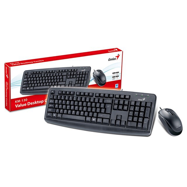 Keybord And Mouse Combo Set Black Genius KM-130 ,160, 170 / Genius ...