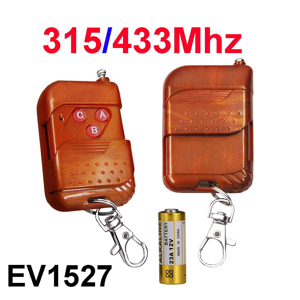 [พร้อมส่ง] Ev1527 รีโมตคอนโทรลไร้สาย 3 ปุ่ม 315Mhz 433Mhz สําหรับประตู ...