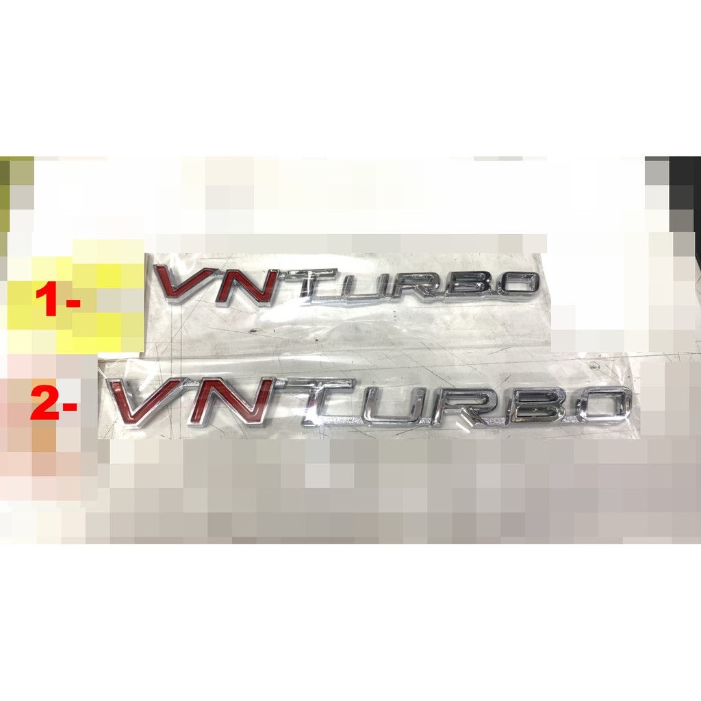 VN turbo VNturbo TOYOTA hilux vigo fortuner แท้ เทียบ Logo แก้มข้าง ...