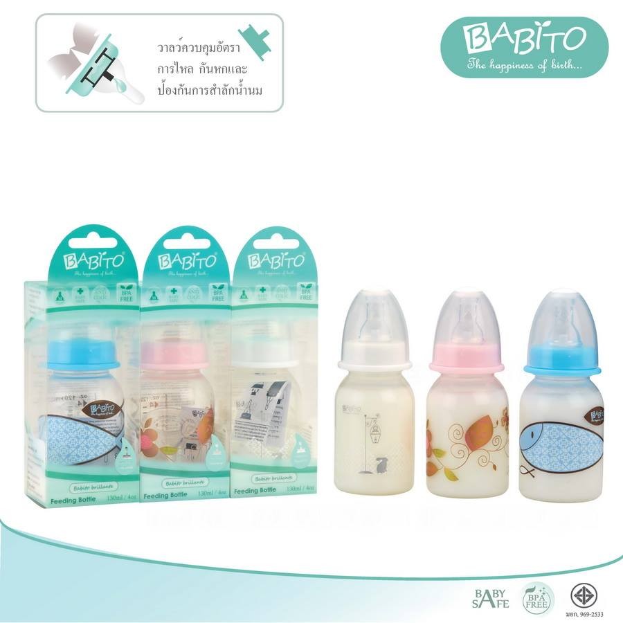 Babito ขวดนม BPA-Free ขนาด 4oz รุ่น Cabana | Shopee Thailand