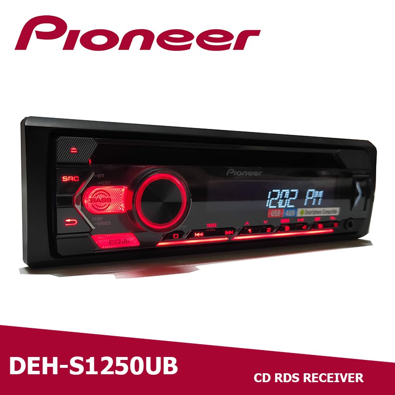 PIONEER DEH-S1250UB ไม่บูลทูธ เครื่องเสียงติดรถยนต์ไพโอเนียร์ DEH-S1250UB | Shopee Thailand