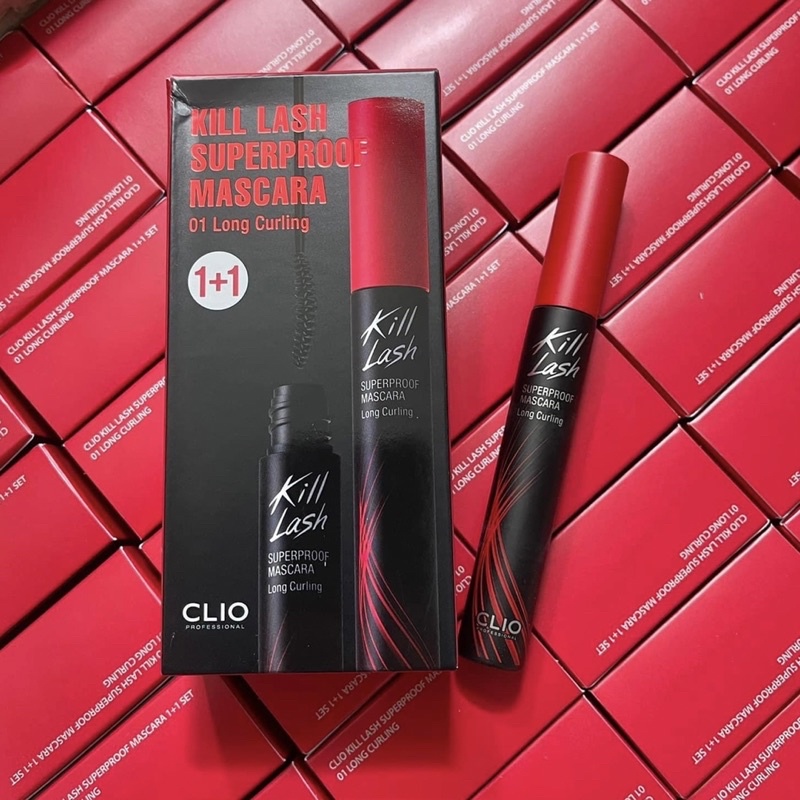 [พร้อมส่ง] ราคาต่อแท่ง♥️ Clio Kill Lash Superproof Mascara มาสคาร่า 01 ...