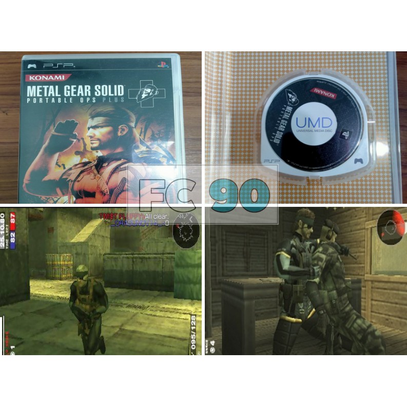 แผ่นเกมส์เมทัลเกียร์ Metal Gear Solid Portable Ops [PSP] แผ่นแท้มือสอง ...