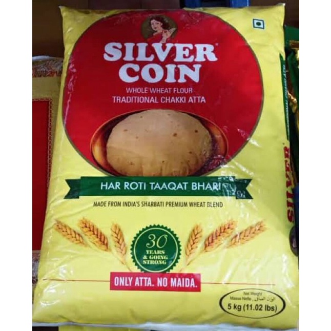 Silver Coin Chakki Fresh Atta 5kg | Shopee Thailand