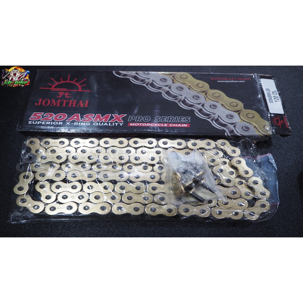 โซ่ทอง Jomthai ASMX 520*120L ทองล้วนGG (X-Ring) J18 | Shopee Thailand