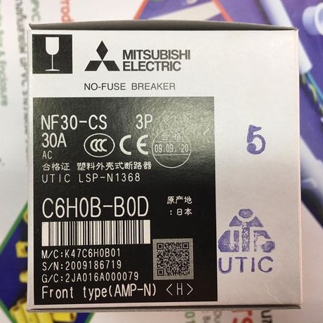 MITSUBISHI เบรกเกอร์ MCCB NF30CS 2P 230V 2.5kA ขนาด 10A / 15A / 20A ...