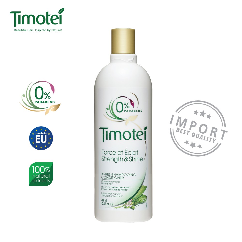 Timotei Strength & Shine Conditioner ทิมโมเท สเตรงท์ แอนด์ ชายน์ คอนดิ ...