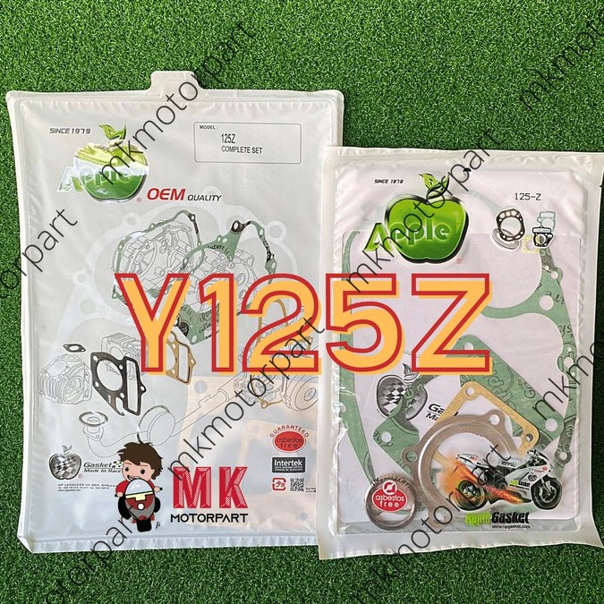 Yamaha Y125 125Z Y125Z 125ZR Y125ZR ปะเก็นยกเครื่อง ครบชุด ปะเก็น Apple ...