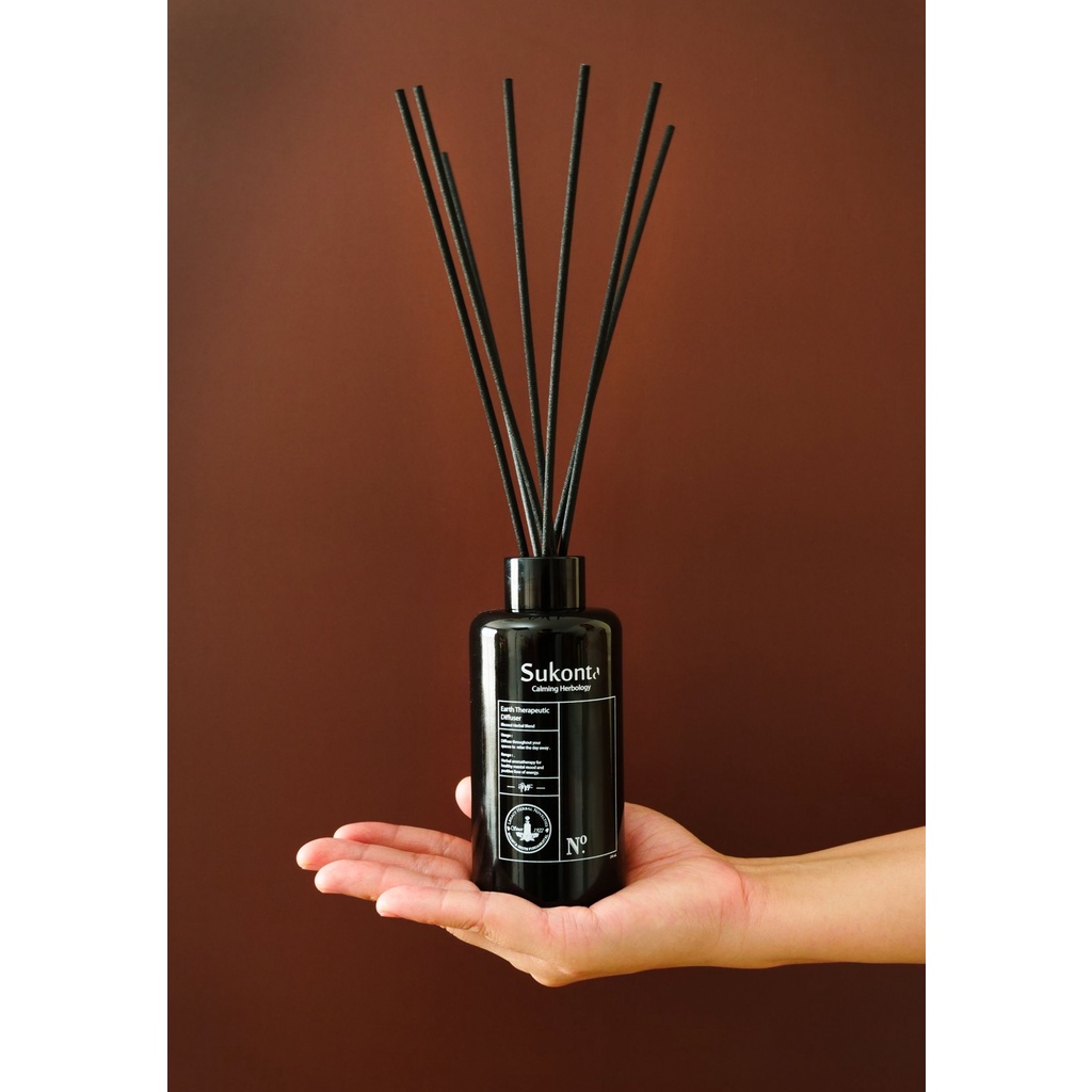 SUKONTA EARTH THERAPEUTIC REED DIFFUSER 200 ML ก้านไม้กระจายกลิ่น ...