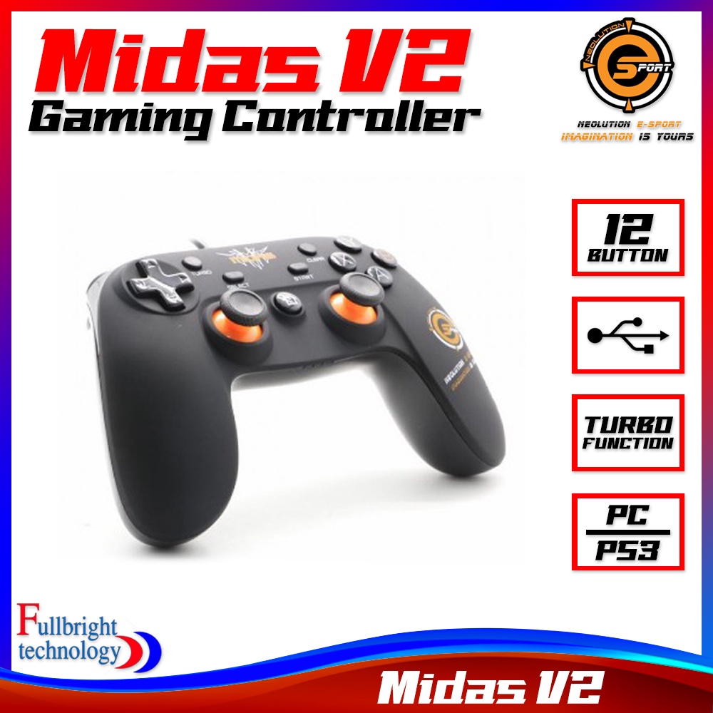 จอยเกมมิ่ง Neolution E-Sport Midas V2 จอยเล่นเกมส์ สำหรับ PC และ PS3 | Shopee Thailand