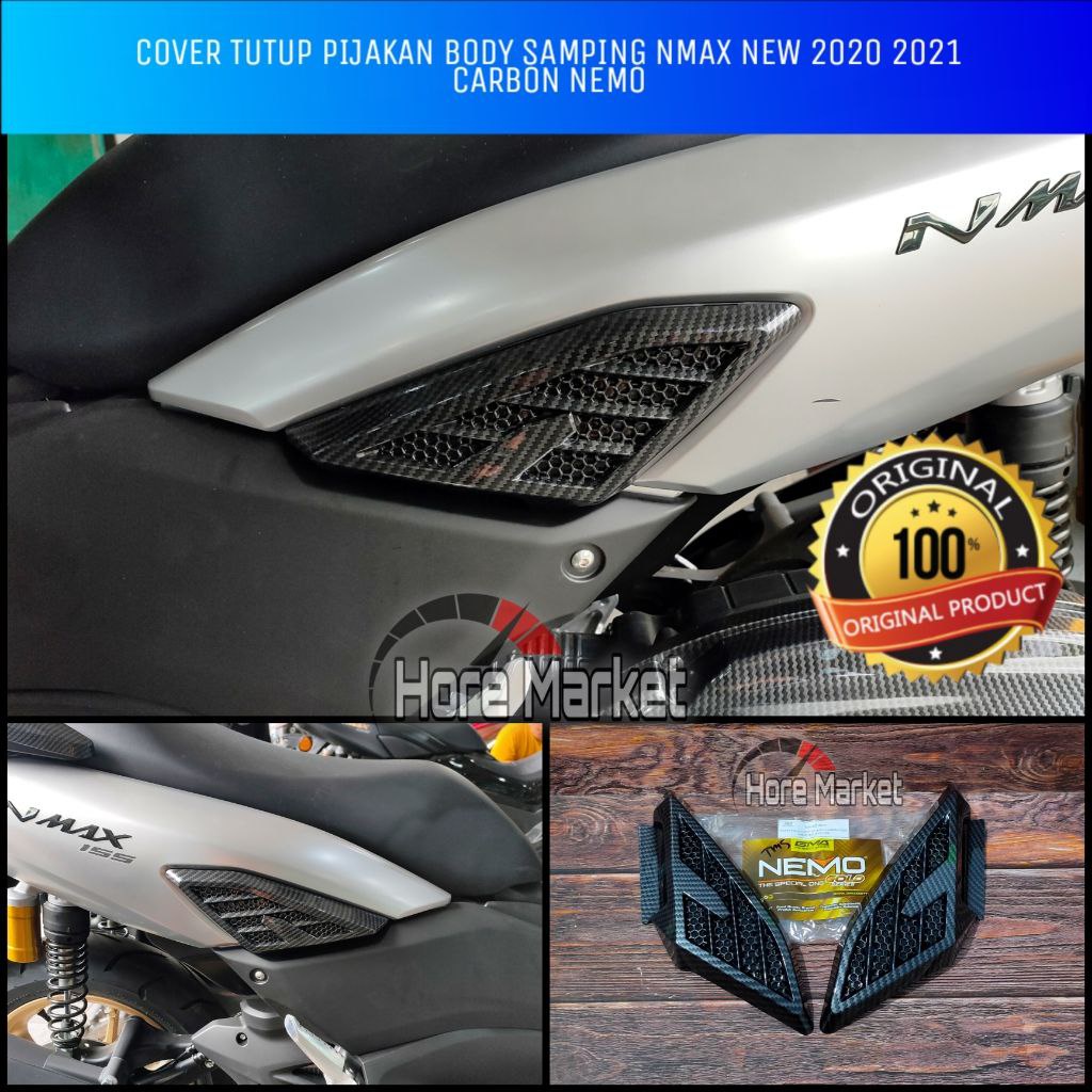 LID SIDE BODY FOOTSTEP COVER ใหม่ NMAX 155 2020 2021 2022 2023 2024 ABS ...