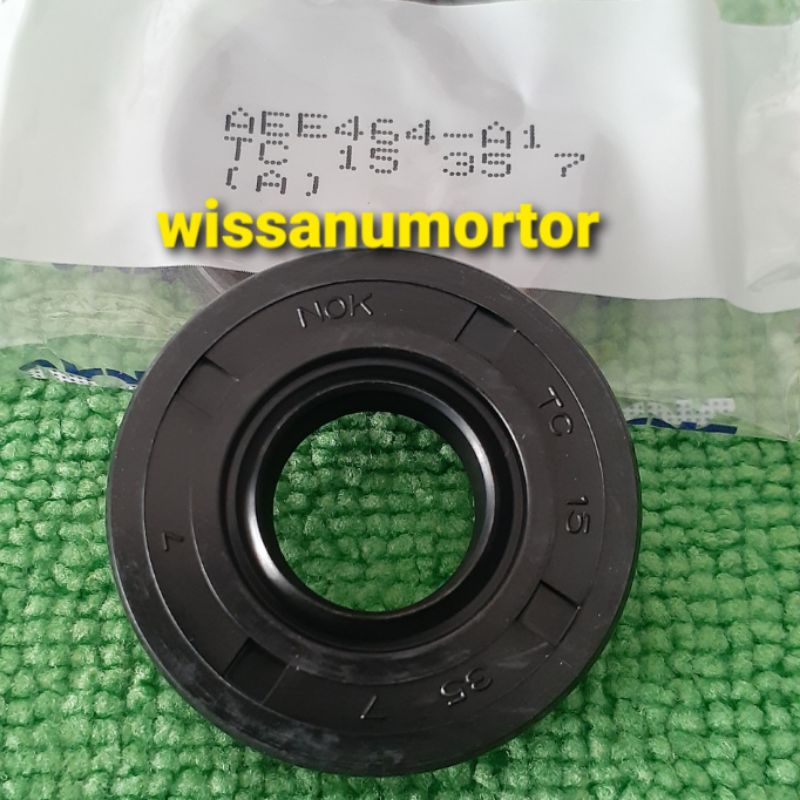 ซีลข้อเหวี่ยง Nok แท้ 15 35 7 ใช้กับเครื่องตัดหญ้า Mitsubishi T200