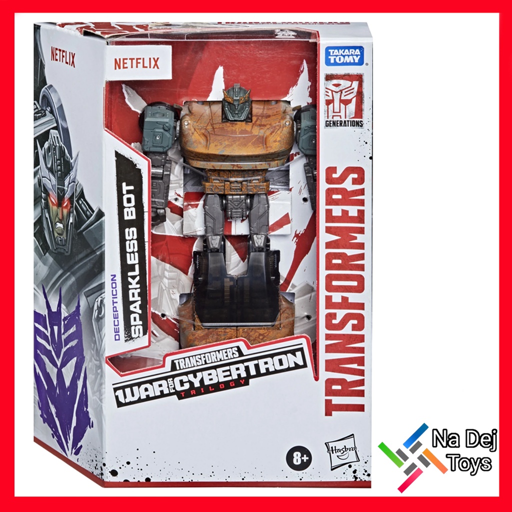 Transformers WFC Netflix Sparkless Bot Deluxe Class ทรานส์ฟอร์เมอร์ส เนตฟลิกซ์ สปาร์คเลส บอต ดี ...