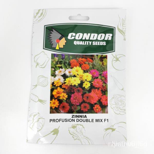 เมล็ดพันธุ์ ดอก คะน้า จุดประเทศไทย ZINNIA PROFUSION DOUBLE MIX F1 ...