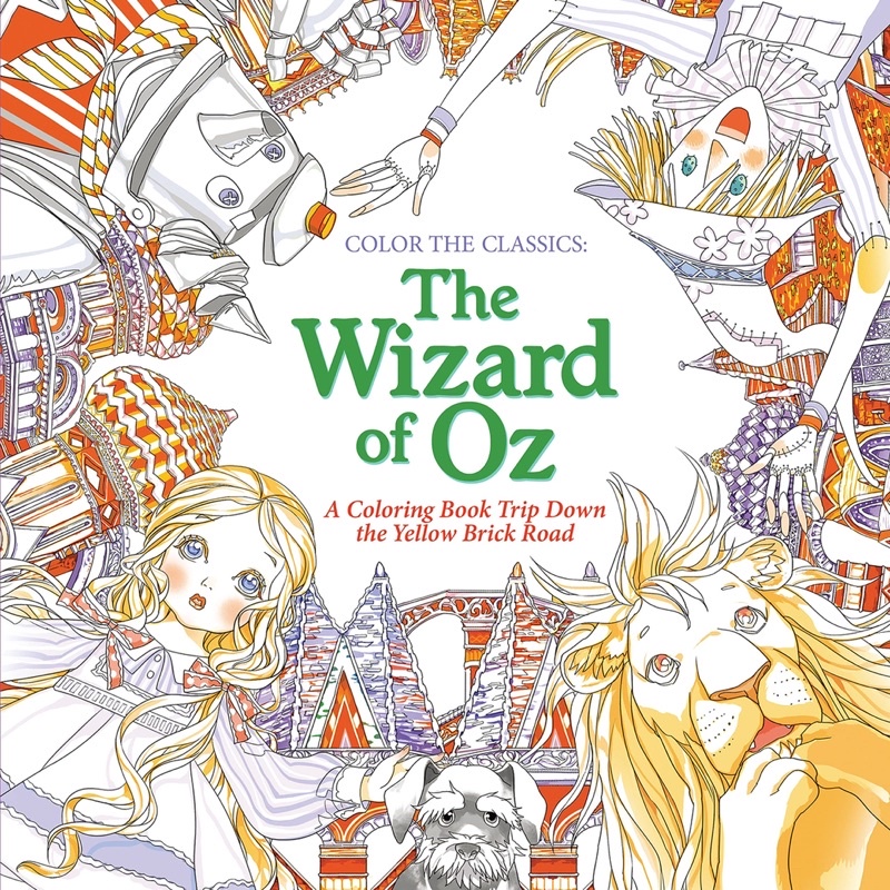 สมุดระบายสี Color the Classics: The Wizard of Oz by Jae-Eun Lee ...