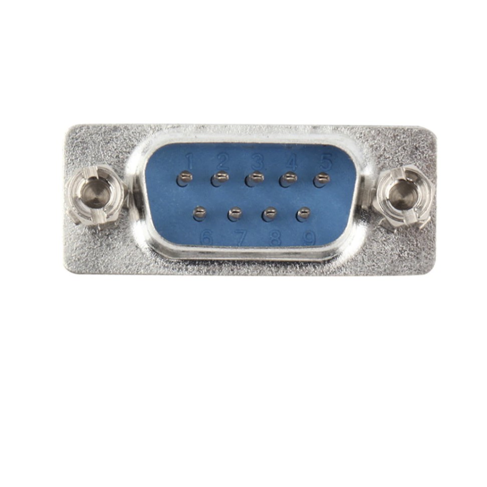 DB9 9Pin ชาย Mini เพศ Changer อะแดปเตอร์ RS232 Serial Connector m/m ...
