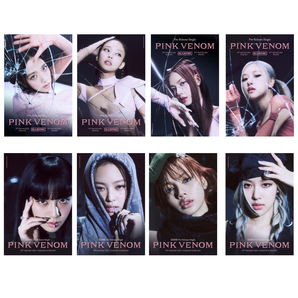 โปสเตอร์ลายBLACKPINK Pink Venom Title Poster พร้อมส่ง | Shopee Thailand