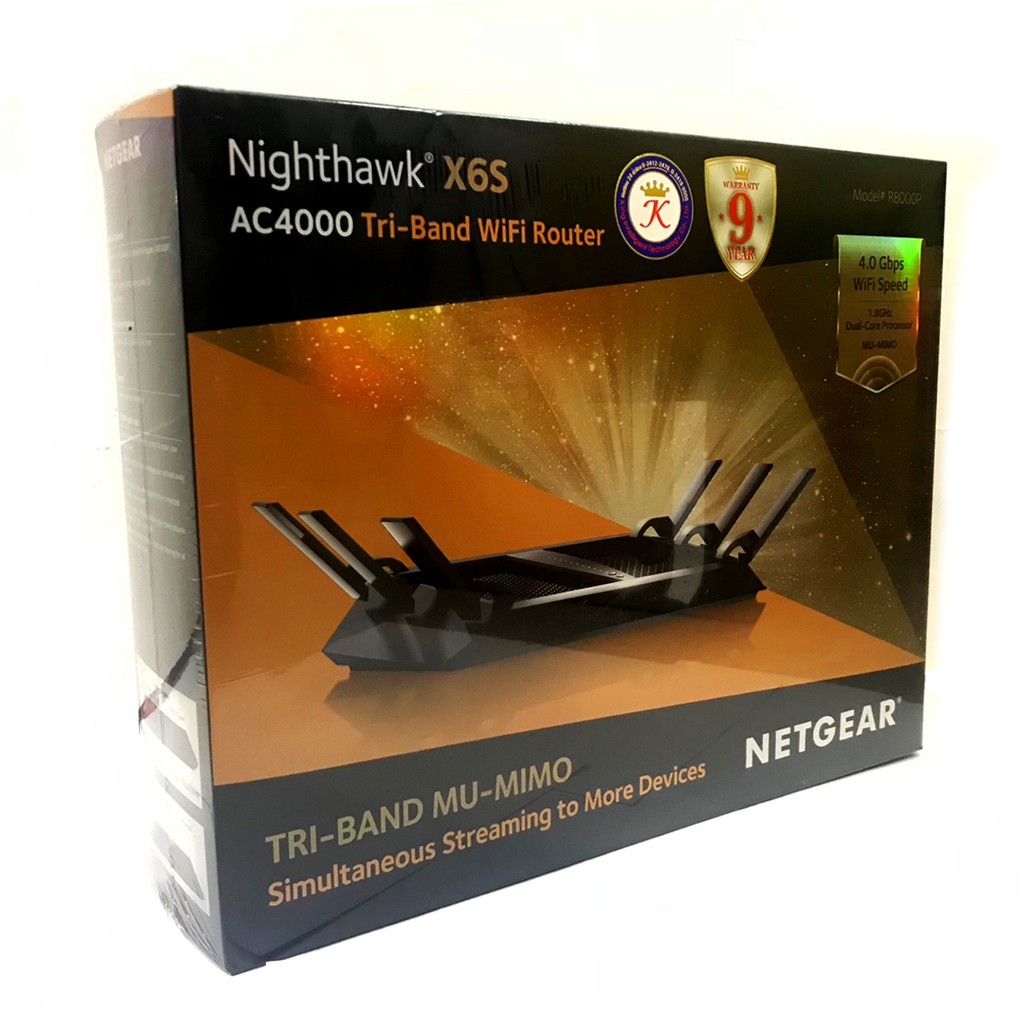 NETGEAR R8000P ส่งKERRY ประกัน9ปีโดยK.I.T. AC4000 Wireless Nighthawk ...