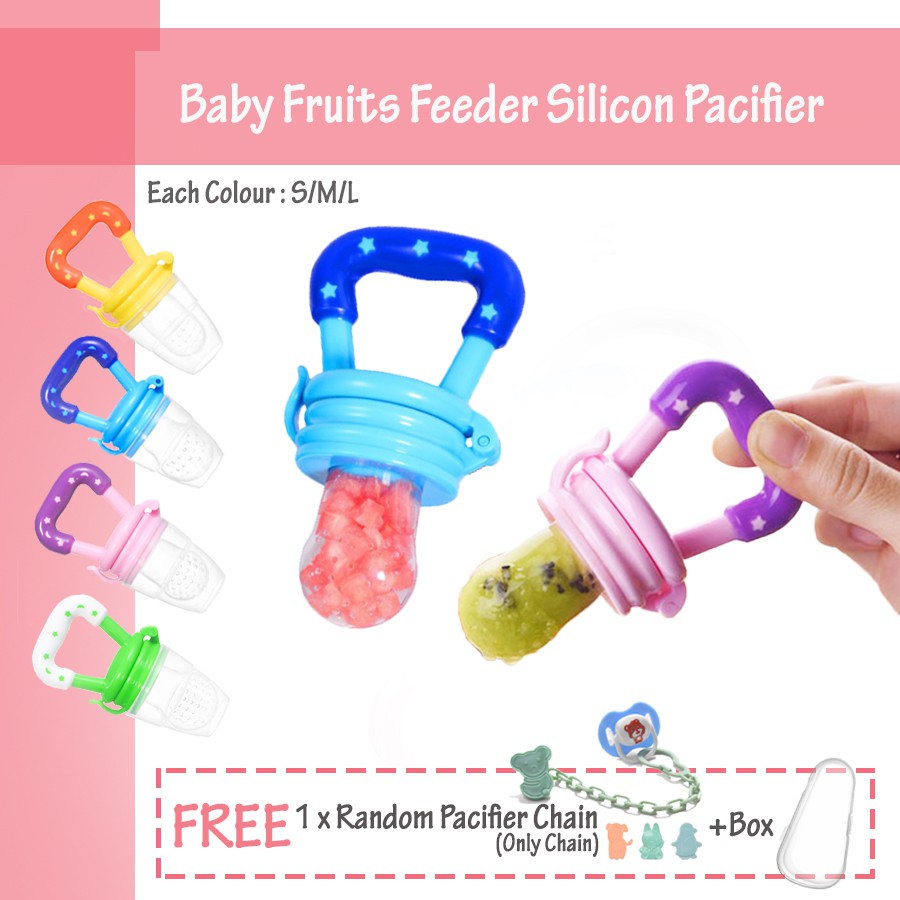 ทารกแรกเกิดผลไม้ Feeder ซิลิโคนอาหาร Feeder อาหาร Pacifier ยางกัดของ ...