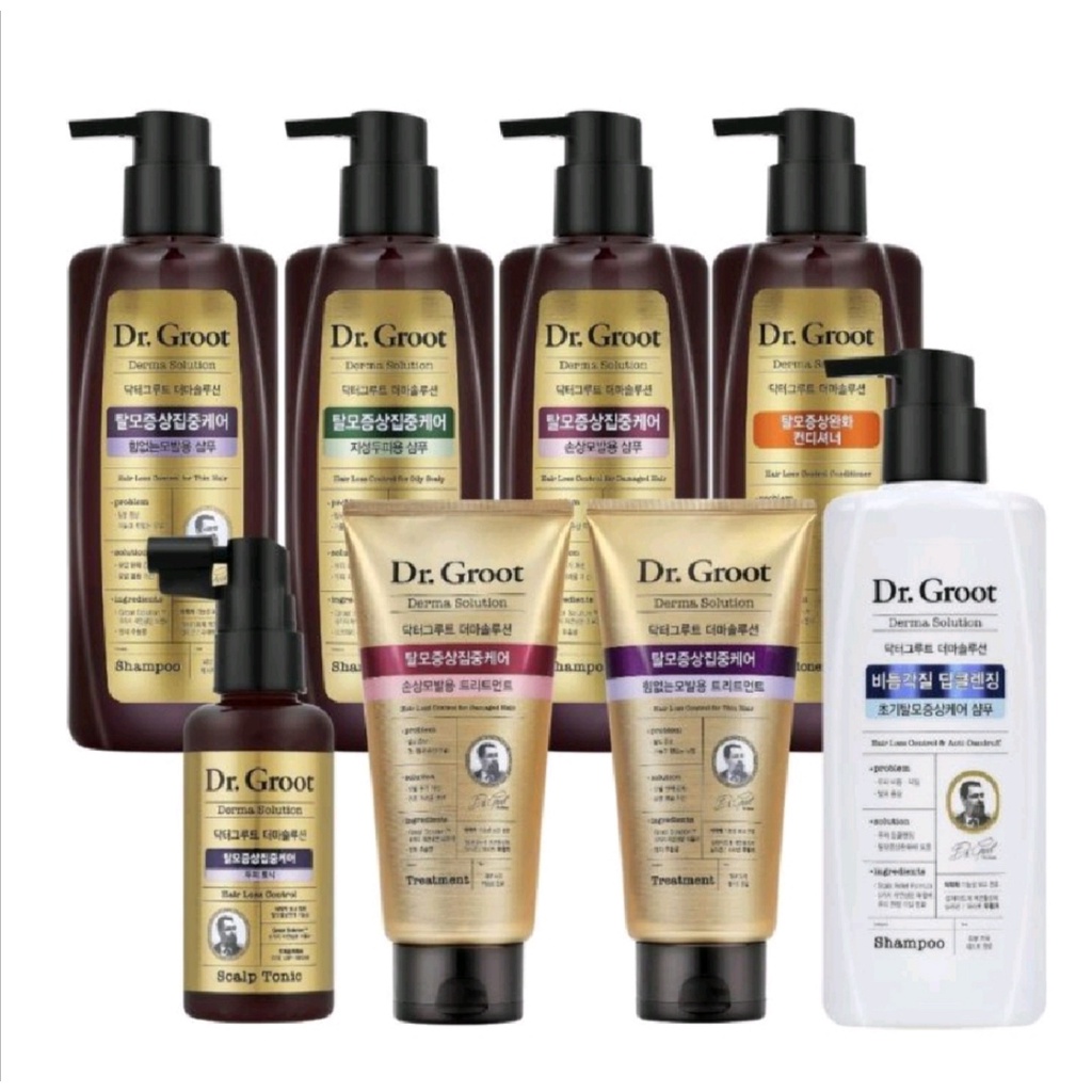 Dr Groot Anti-hair loss shampoo/conditioner/tonic | Shopee Thailand