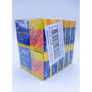 ลวดเสียบกระดาษ ยี่ห้อ elfen NO.1 ( 10 กล่องเล็ก/1 แพค) **ซื้อยอดครบ 100 ...