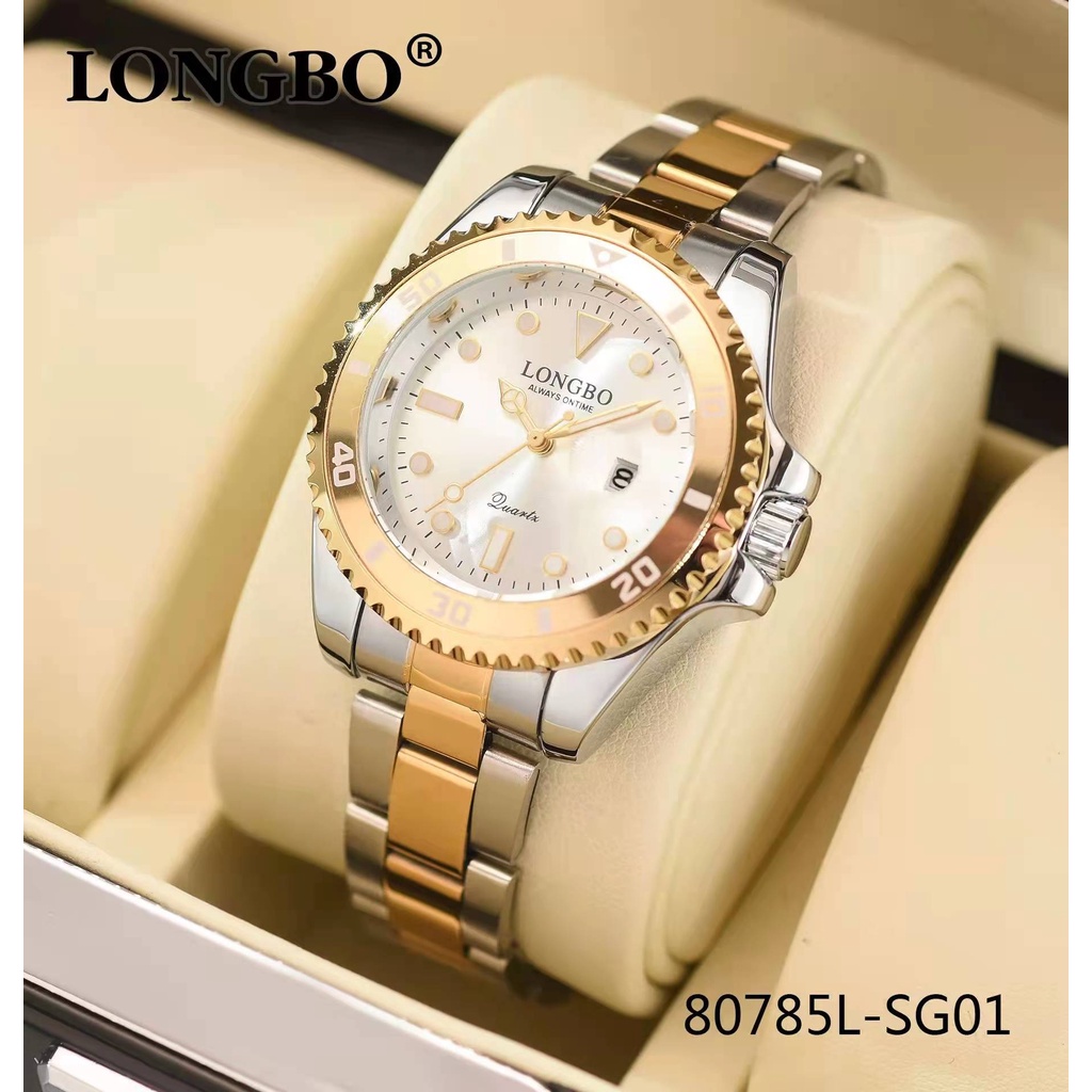 LONGBO 80785แฟชั่นผู้หญิงกันน้ำ Quartz นาฬิกาผู้หญิงหรูหราสแตนเลส ...