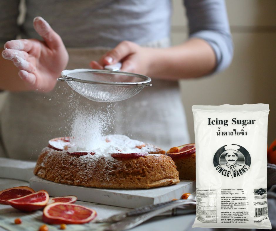 น้ำตาลไอซิ่ง อังเคิลบาร์นส์ ขนาด 1000 กรัม Unclebarns Icing Sugar ไอซิ่ง น้ำตาลโรยขนม น้ำตาลไอ ...