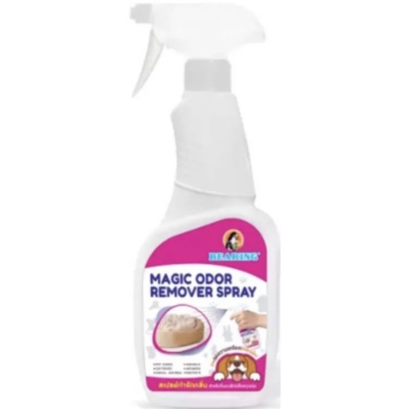สเปรย์กำจัดกลิ่นสัตว์ เลี้ยง Bye bye bad smell / Magic odor remover spray 600ml.สเปรย์ หอมดับ ...