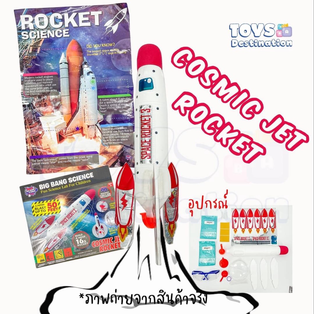 พร้อมส่งในไทย Cosmic Jet Rocket ปล่อยจรวด | Shopee Thailand