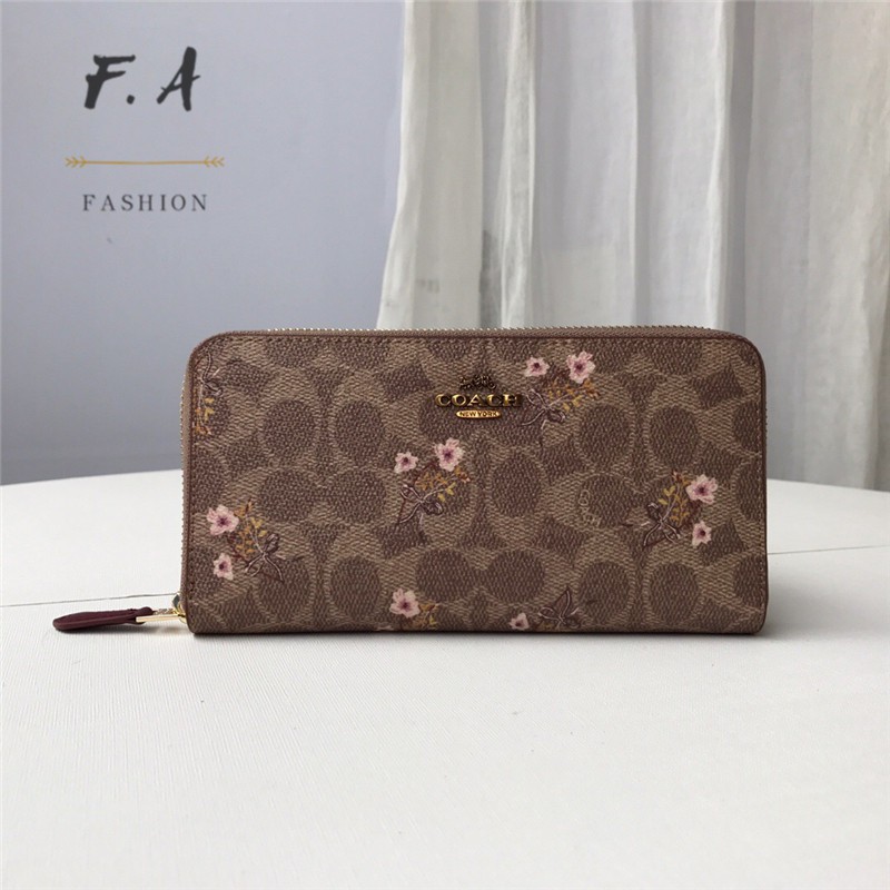 F.A ว่าแท้100% COACH 67245 กระเป๋าสตางค์ผู้หญิง / กระเป๋าคลัทช์ ...