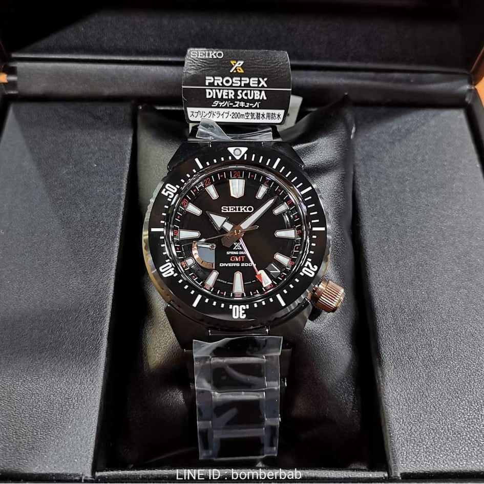 seiko transocean springdrive Black Titanium and Coat Rosegold ceramic ...