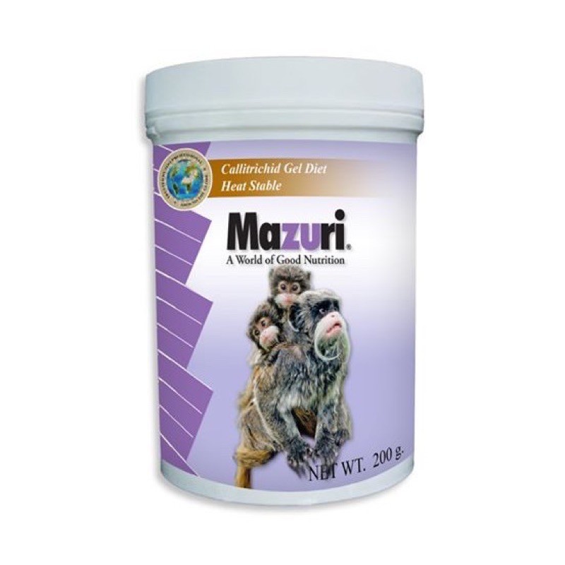 Mazuri Callitrichid Gel Diet Heat Stable มาซูริเจลลิง อาหารเจลสำหรับ ...