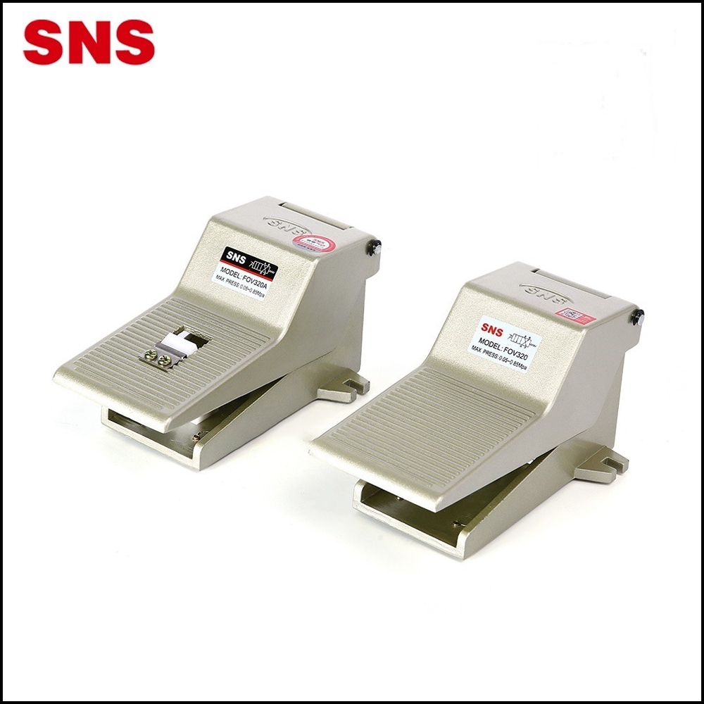FOV ฟุ๊ตวาล์วขาเหยียบลมนิวเมติกส์ FOOT VALVE 5/2 PORT - A=Self Locking ...