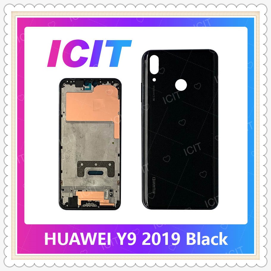 Body Huawei Huawei Y9 2019/JKM-LX2 อะไหล่บอดี้ เคสกลางพร้อมฝาหลัง Body ...