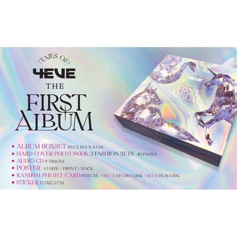 Boxset cd (ในซีล) 4eve The first album พร้อมโปสเตอร์และสติกเกอร์ ...